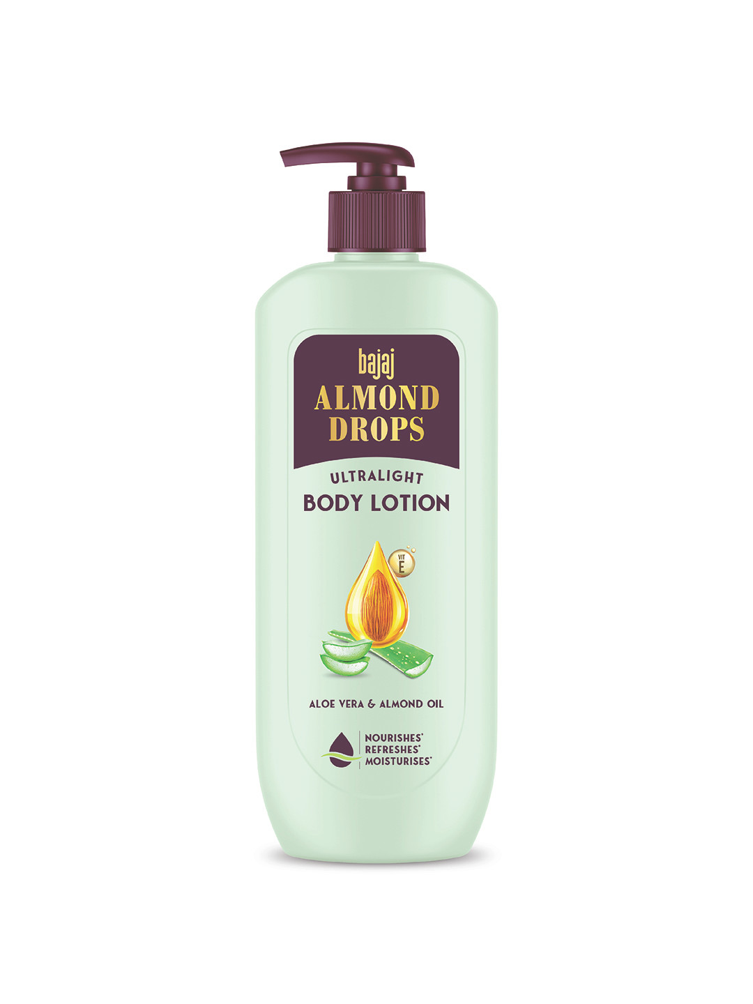 Buy BAJAJ CONSUMER CARE Almond Drops Ultralight Body Lotion With Aloe ...