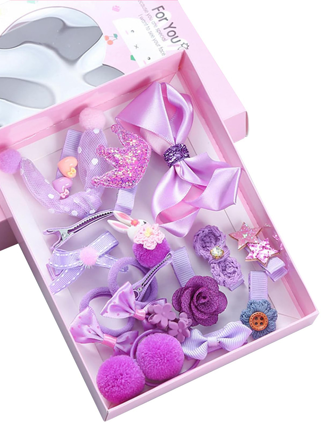 Buy SYGA Girls Set Of 18 Hair Accessory Set - Hair Accessory for Girls ...