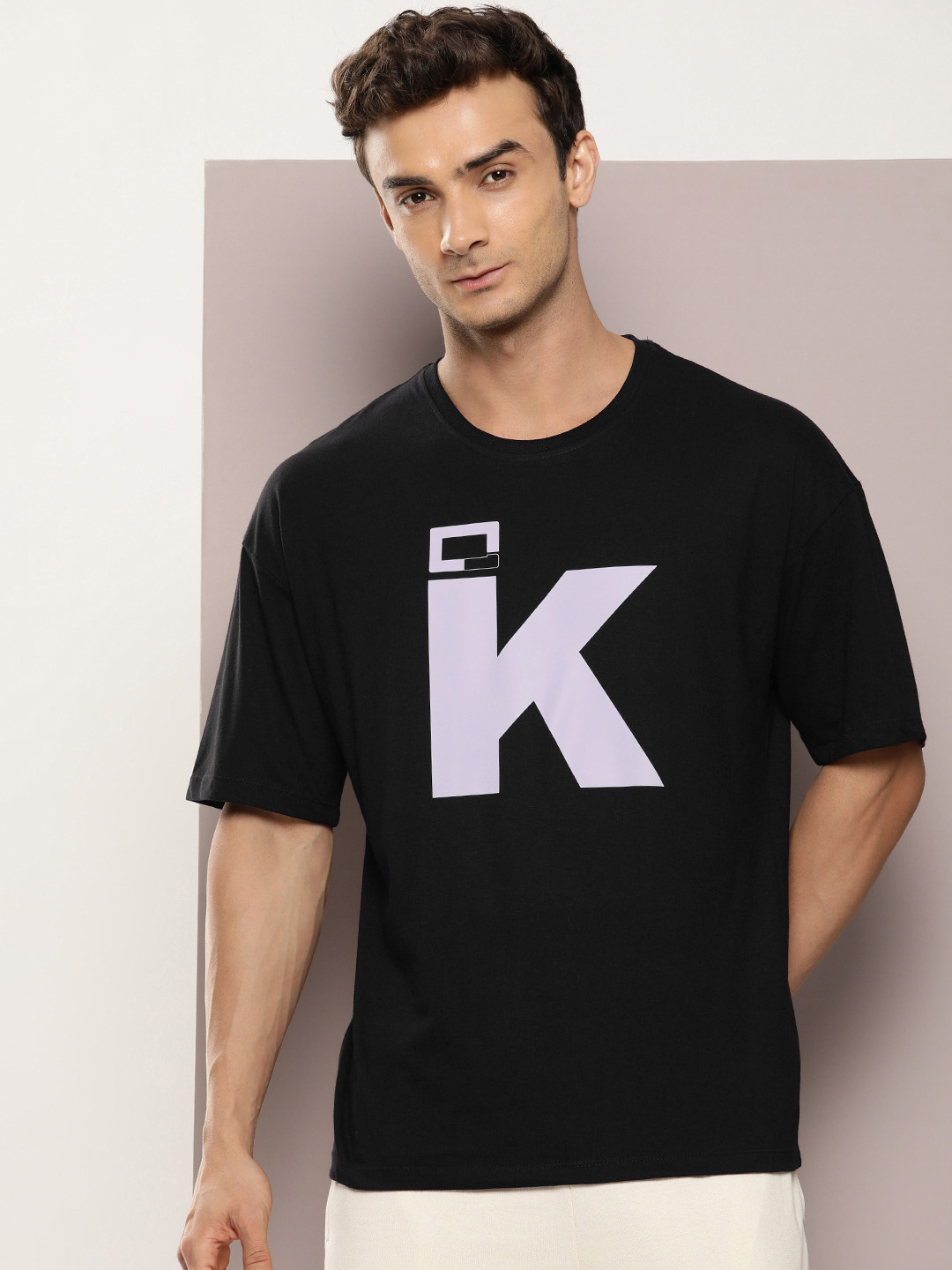 Buy Kook N Keech Men Typography Printed Oversized T Shirt - Tshirts for ...