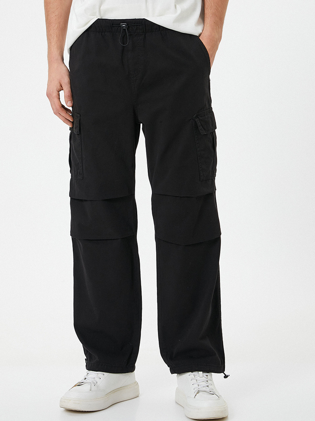 Buy Koton Men Mid Rise Pure Cotton Cargos - Trousers for Men 27266932 ...