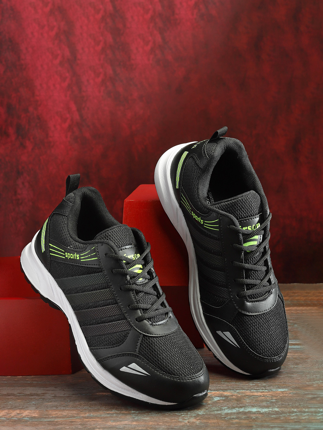 Buy Airson Men Memory Foam Mesh Running Shoes - Sports Shoes for Men ...