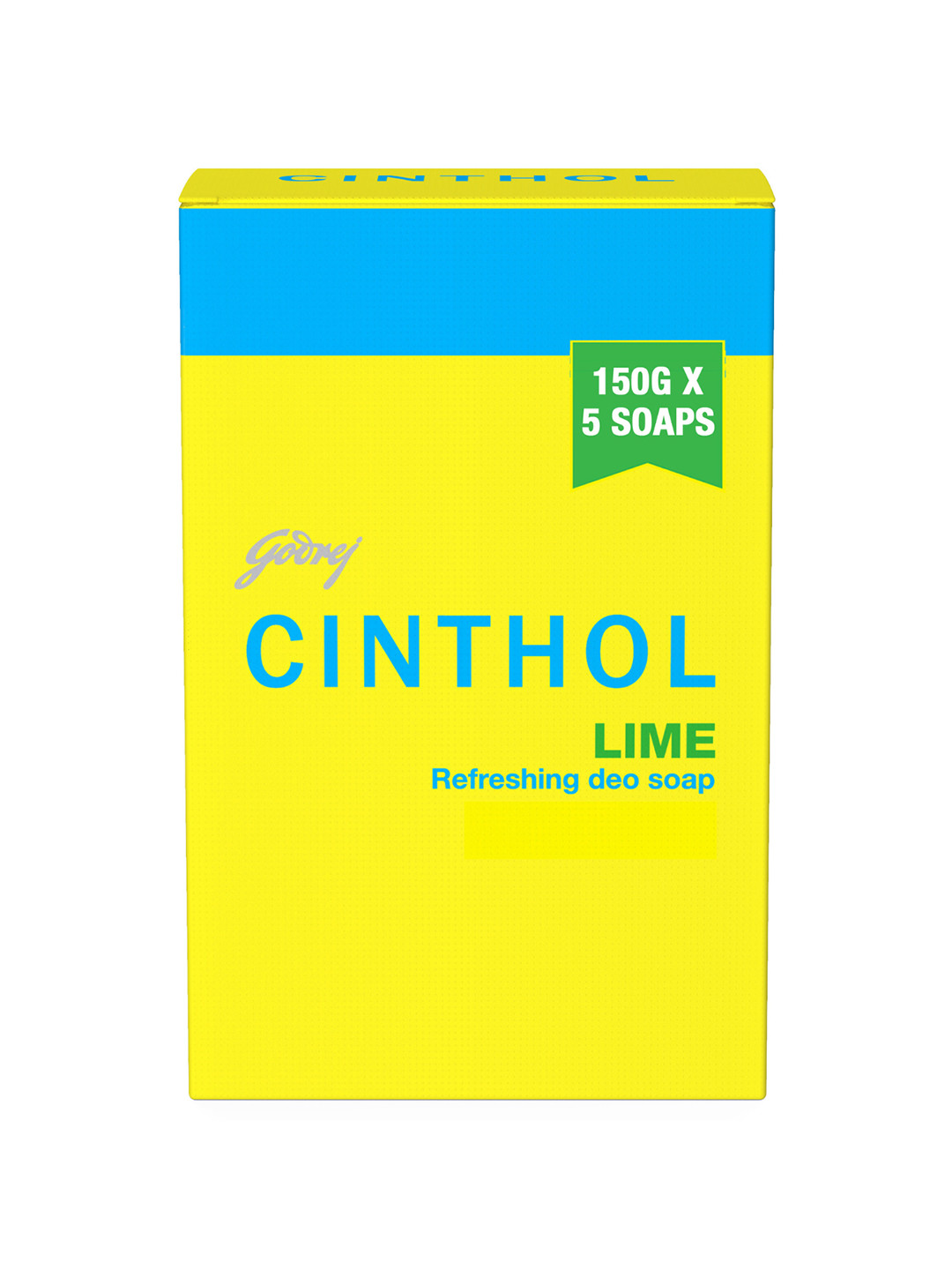 Buy CINTHOL 5Pcs Lime Refreshing Deo Soap 150g Each - Soap for Unisex ...