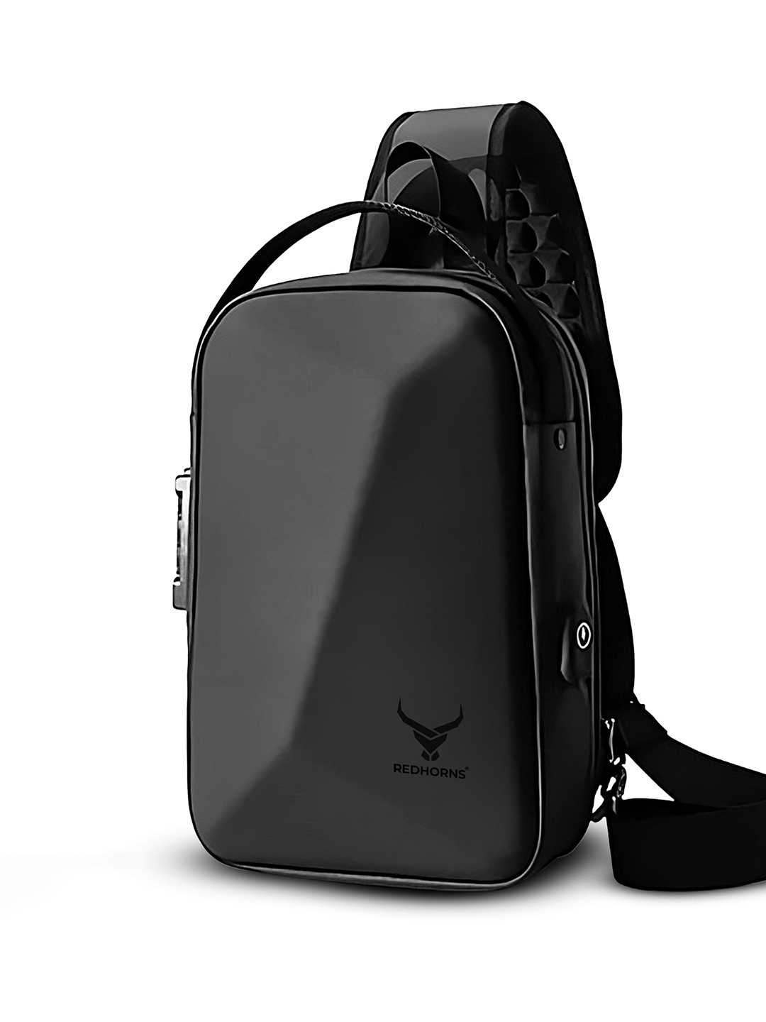 Buy REDHORNS Unisex Crossbody Backpack With USB Charging Port ...