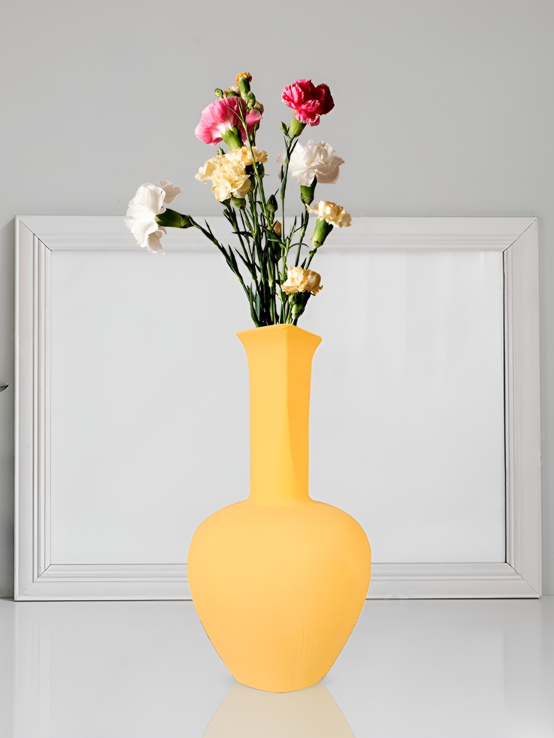 Buy LASAKI Anjani Yellow Ceramic Flower Vase - Vases for Unisex ...
