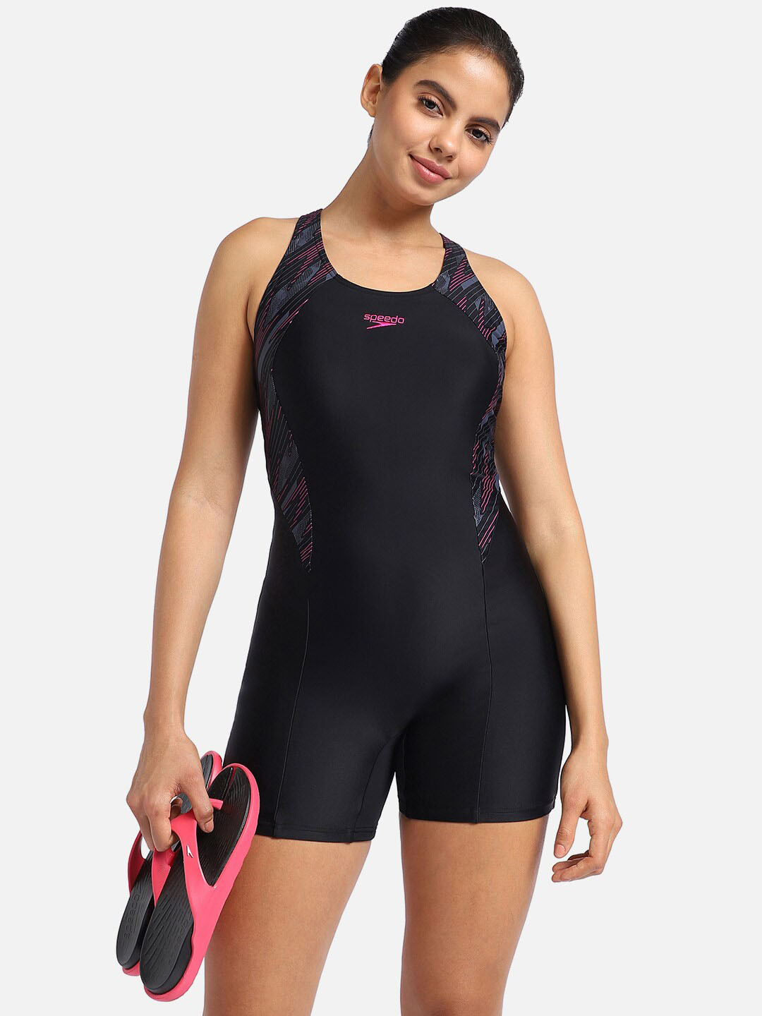 Buy Speedo Shoulder Straps Racerback Legsuit - Swimwear for Women ...