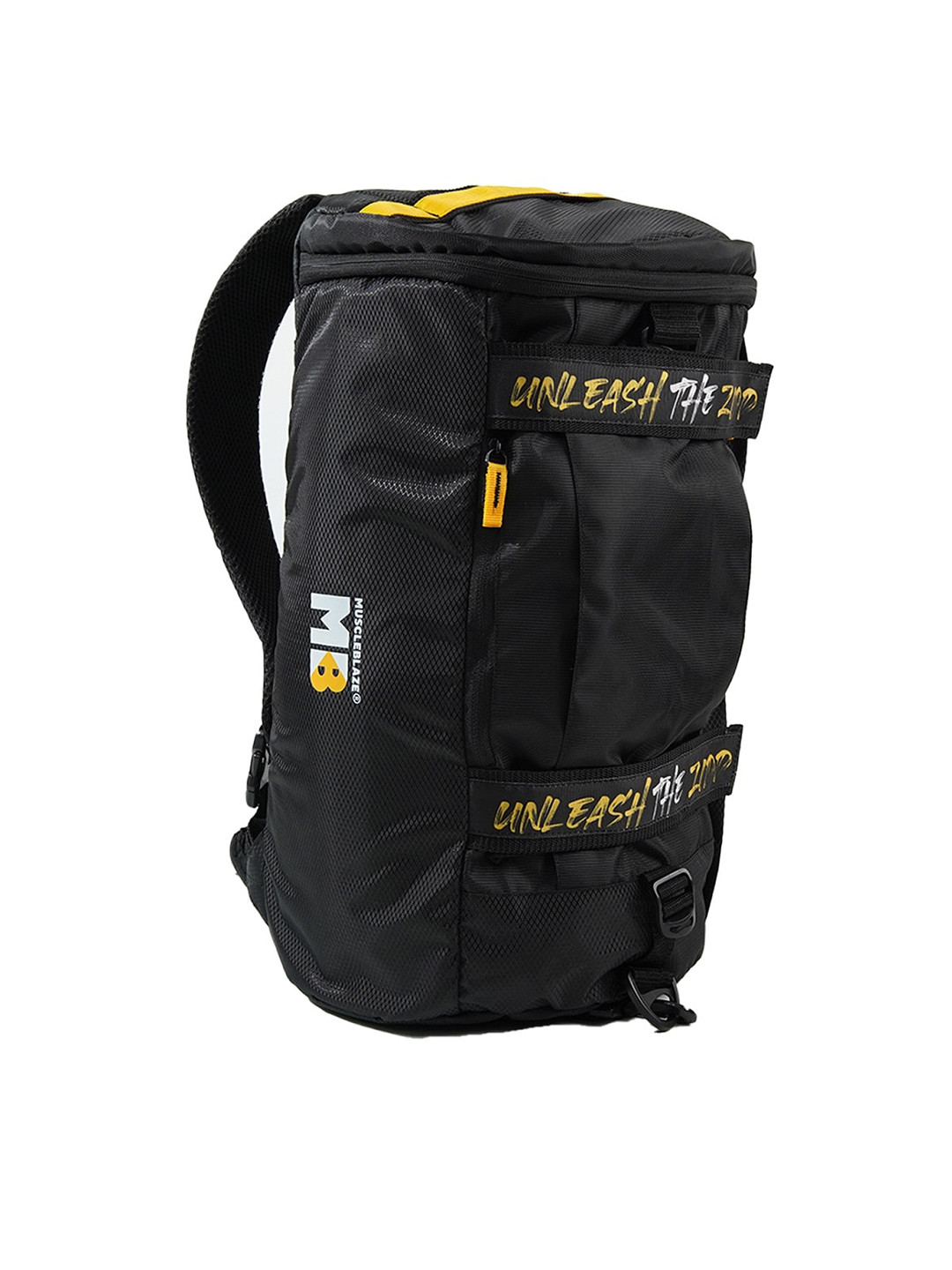 Buy MuscleBlaze Unisex Typography Printed Gym Backpack - Backpacks for ...