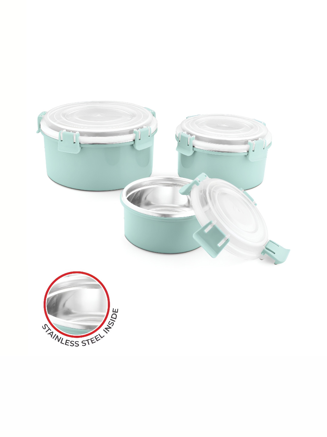 Buy Classic Essentials Set Of 3 Stainless Steel Microwave Safe ...