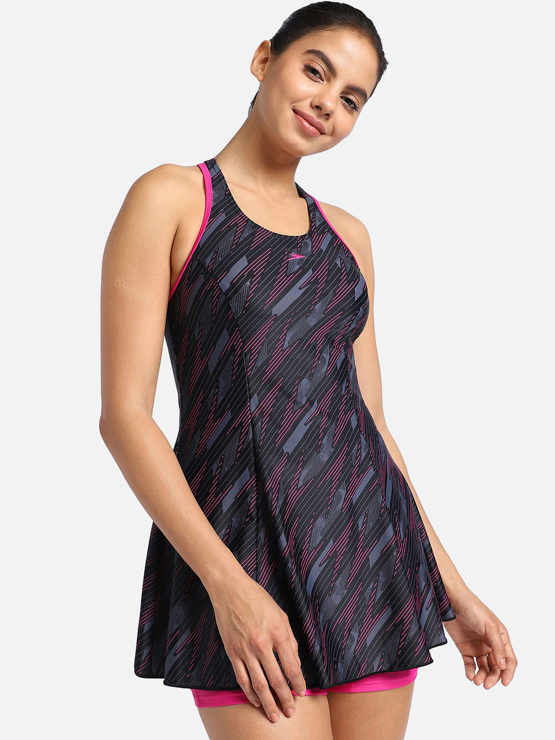 Buy Speedo Printed Swimdress - Swimwear for Women 27293630 | Myntra