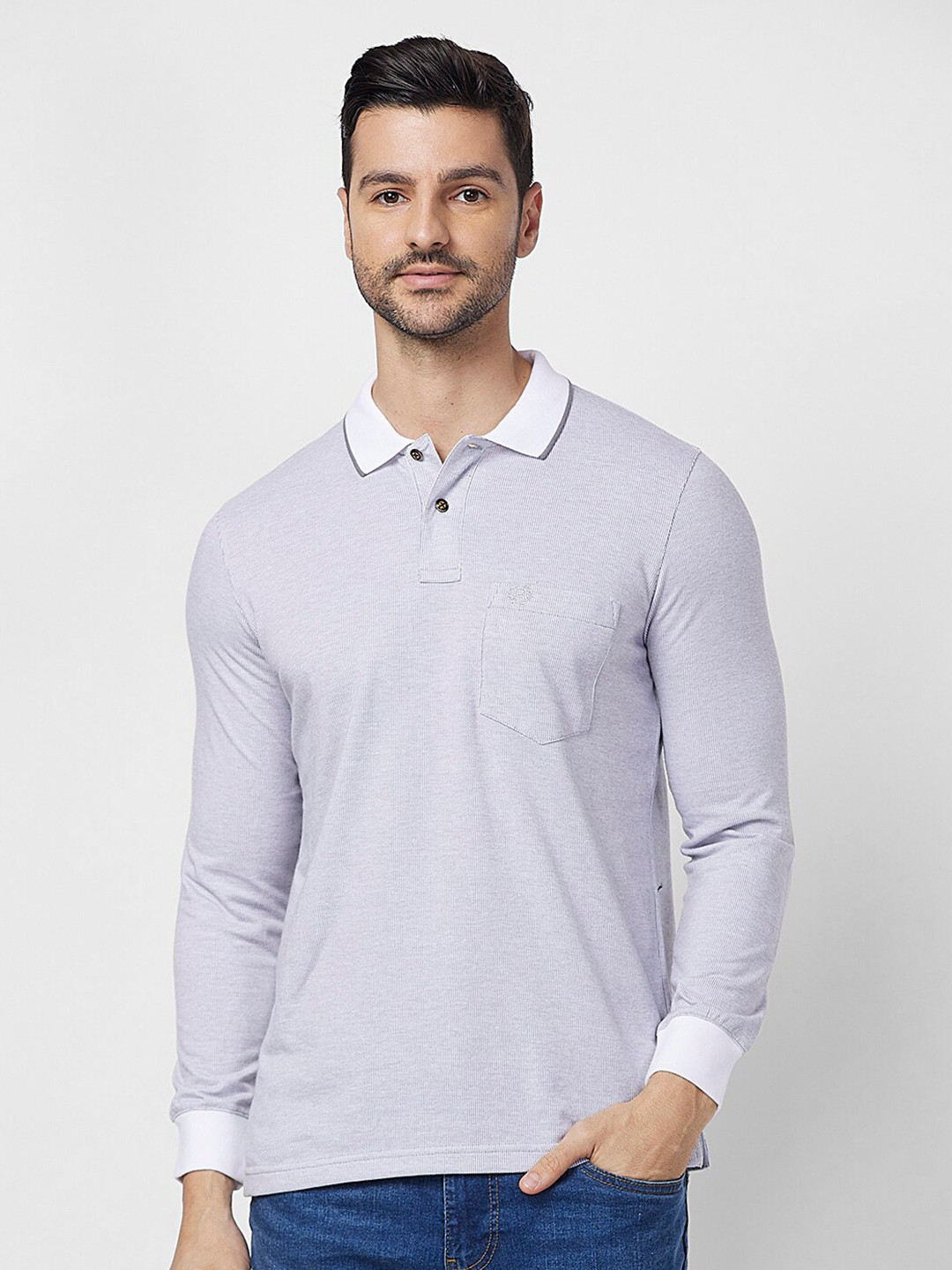 Buy CELSIUS Polo Collar Long Sleeves T Shirt - Tshirts for Men 27299232 ...