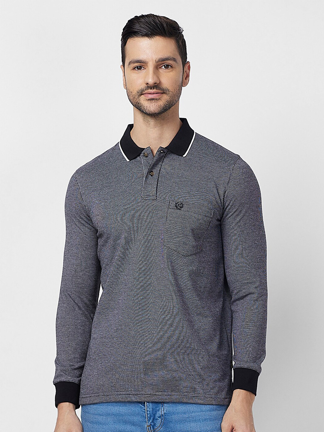 Buy CELSIUS Polo Collar Long Sleeves T Shirt - Tshirts for Men 27299260 ...