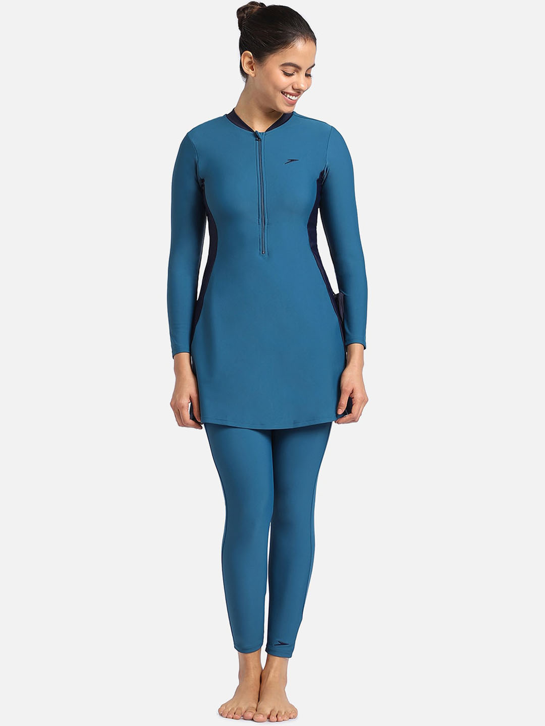 Buy Speedo Mock Collar Swim Set - Swimwear for Women 27302528 | Myntra