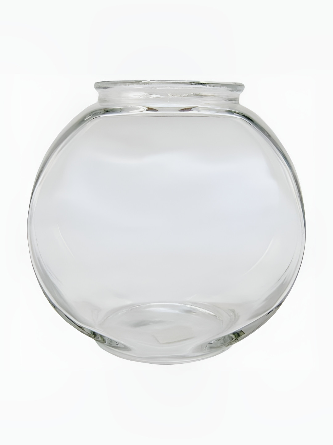 Buy Afast Transparent Round Glass Fish Pot Decorative Bowl - Decorative ...