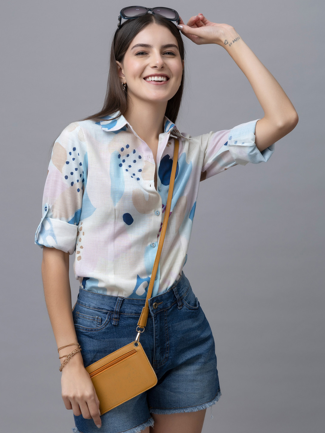Buy PURYS Smart Printed Casual Shirt - Shirts for Women 27329778 | Myntra