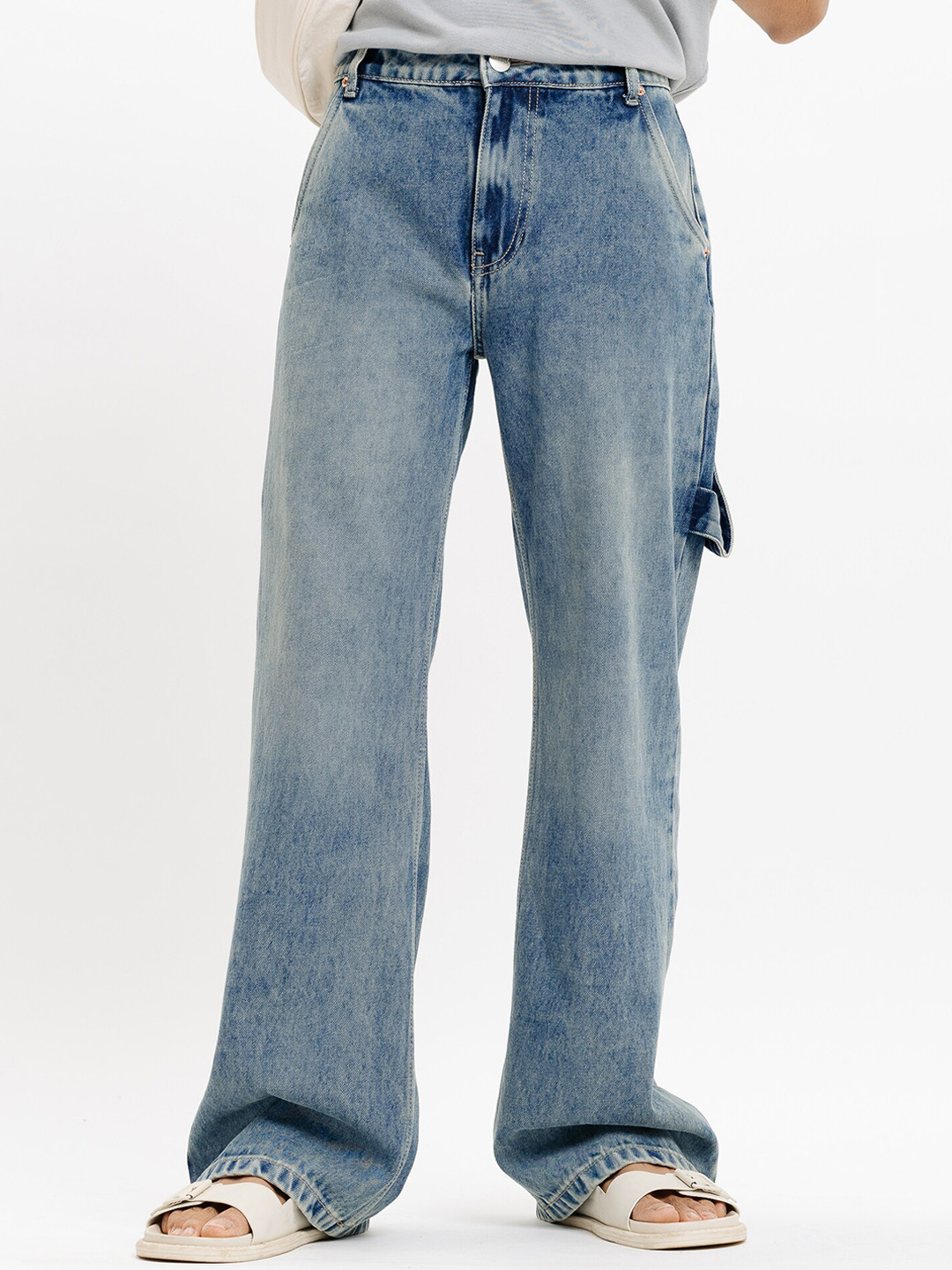 Buy FREAKINS Men Relaxed Fit Pure Cotton Heavy Fade Jeans - Jeans for ...