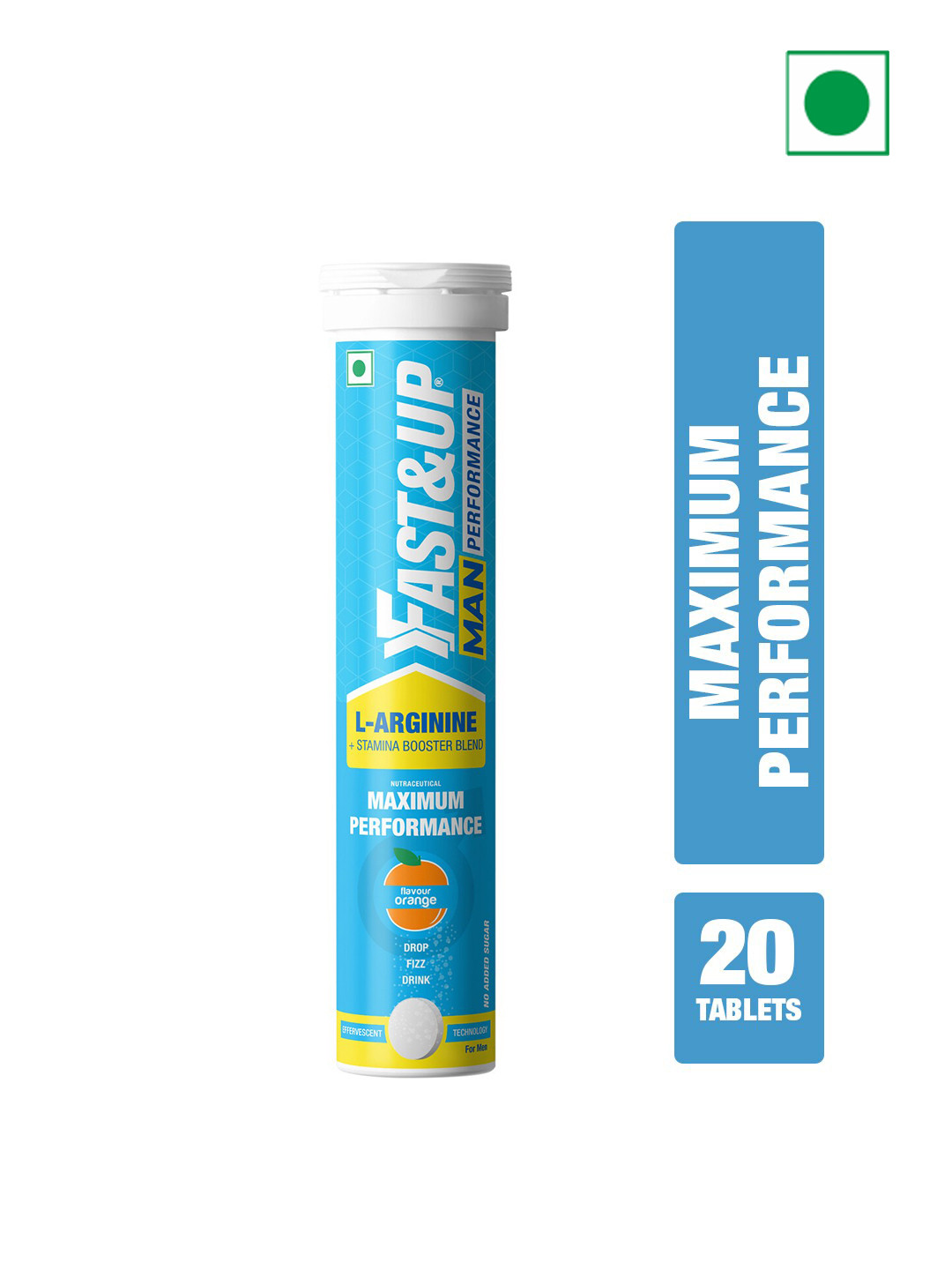 Buy FAST&UP Orange Flavor Man Performance Stamina Booster Tablets With ...