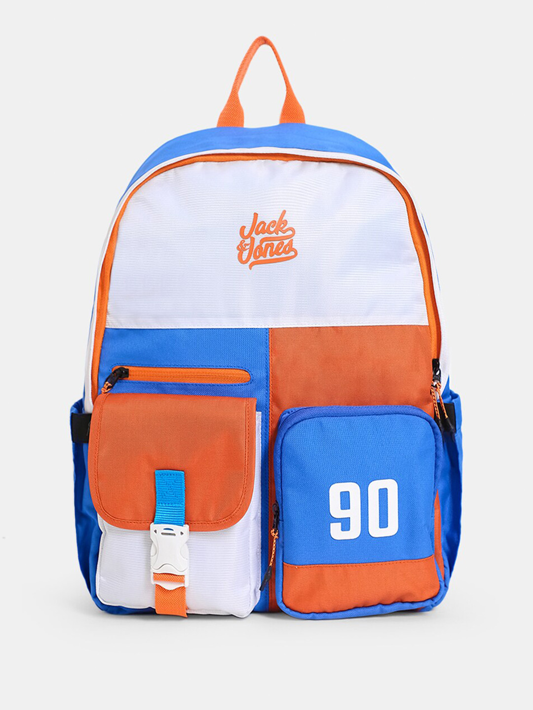Buy Jack & Jones Men Colourblocked Backpack Up To 15 Inch - Backpacks ...