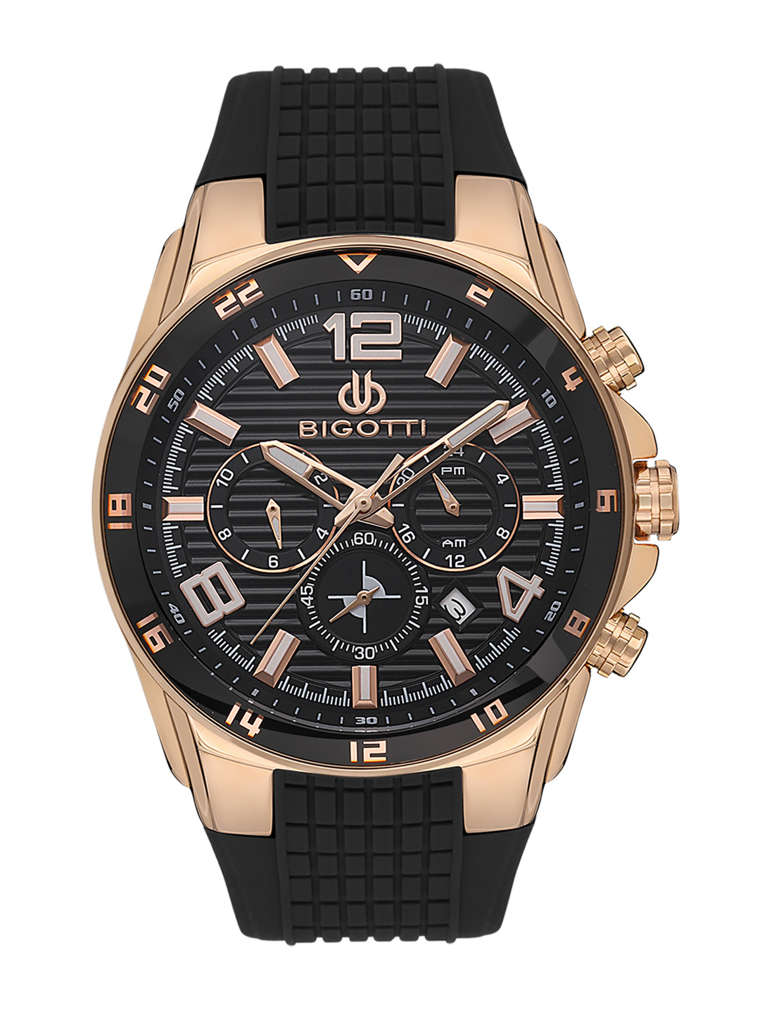 Buy BIGOTTI Men Textured Straps Analogue Watch BG.1.10552 5 - Watches ...