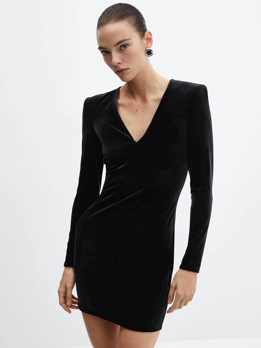 Buy MANGO Velvet Sheath Dress - Dresses for Women 27351792 | Myntra