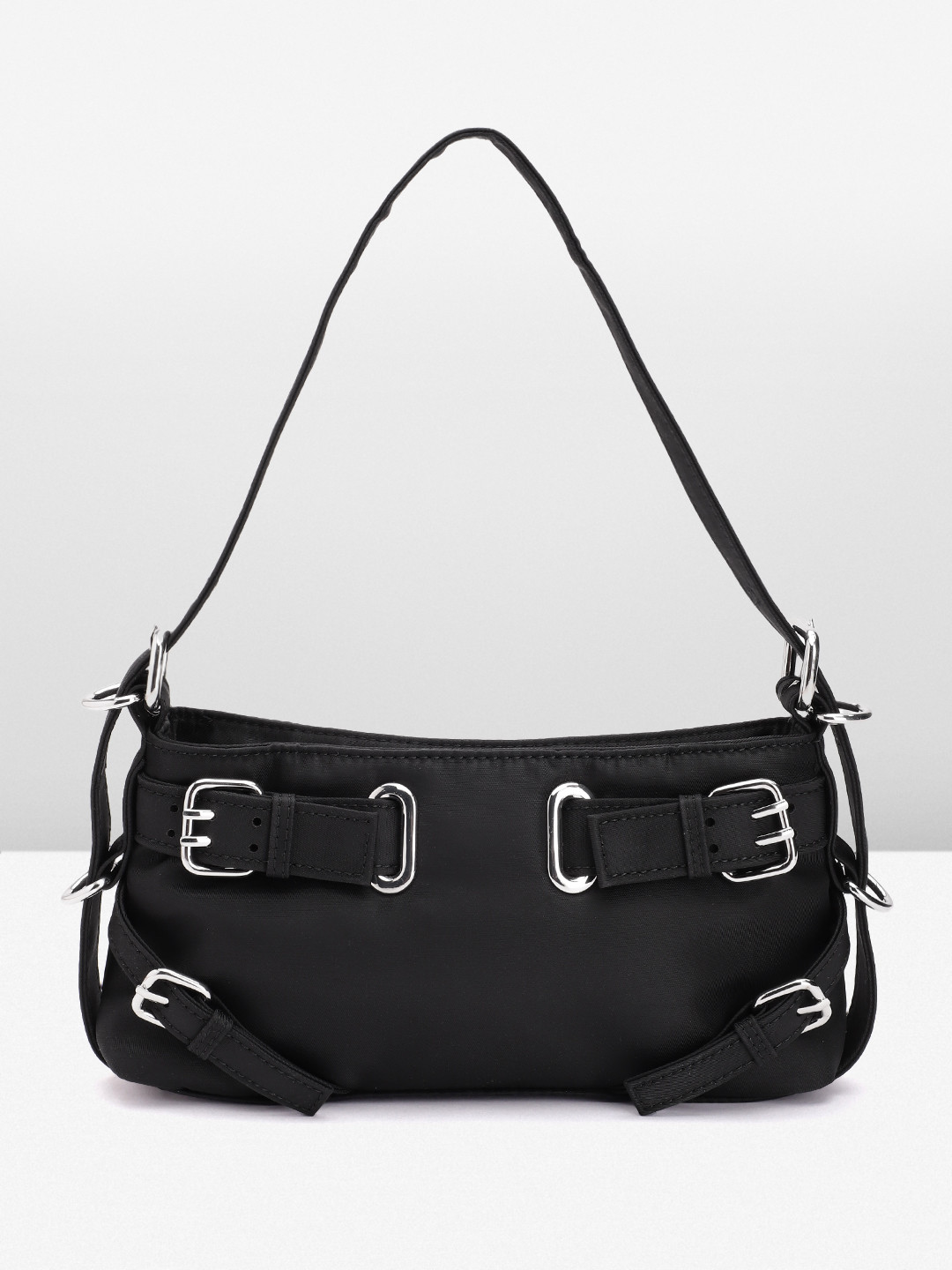 Buy MANGO Structured Buckle Detail Shoulder Bag - Handbags for Women ...