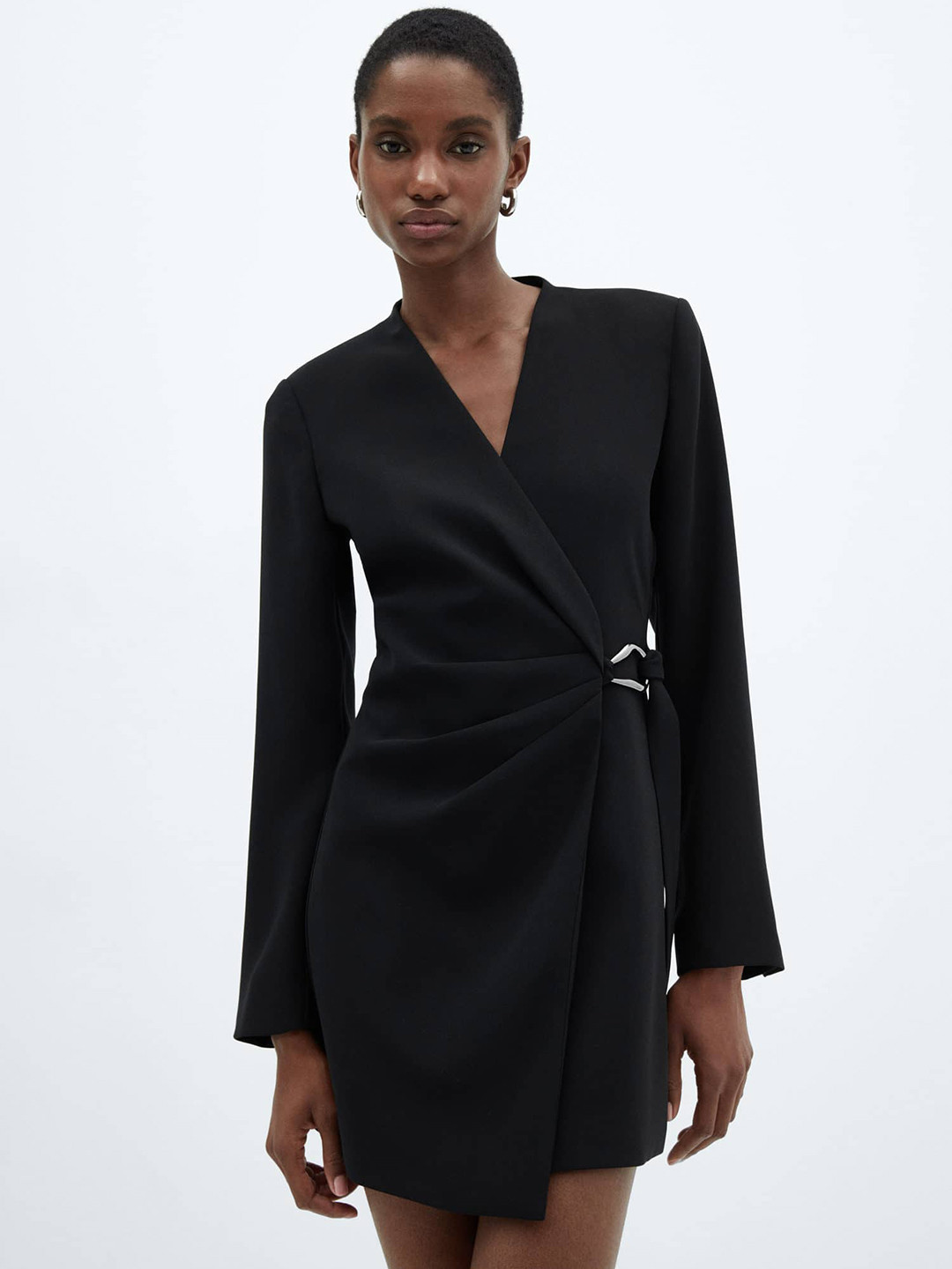 Buy MANGO Buckle Formal Wrap Dress - Dresses for Women 27352360 | Myntra