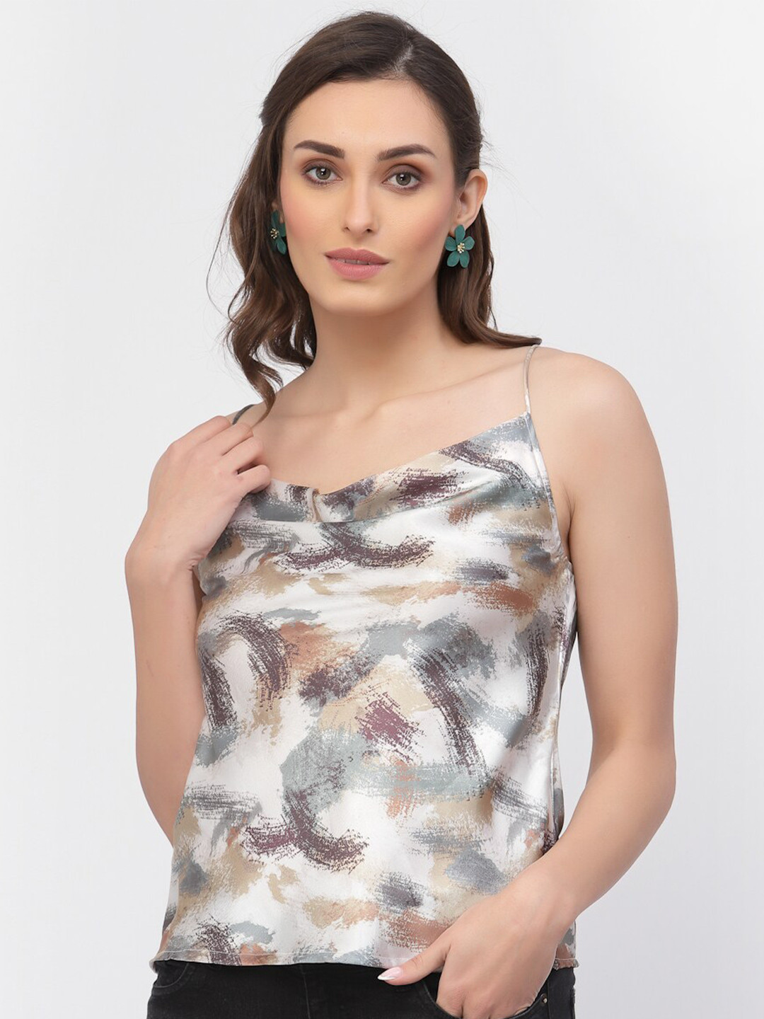 Buy BELAVINE Abstract Print Regular Top - Tops for Women 27354396 | Myntra