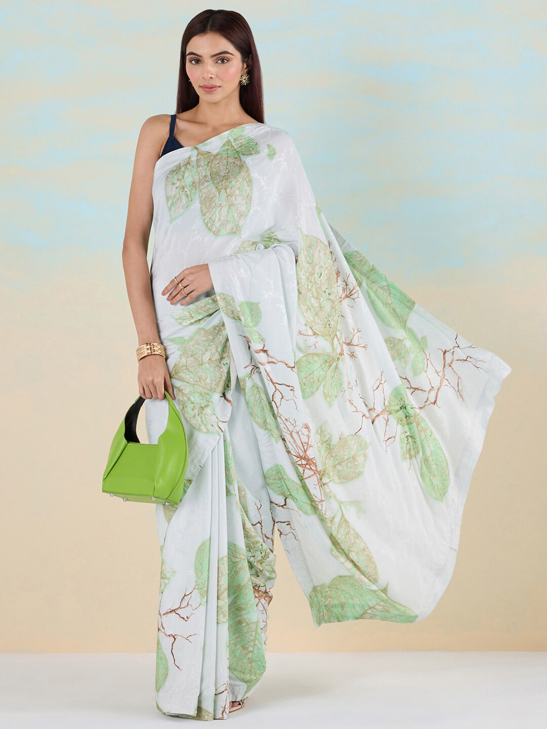 Buy Navyasa By Liva Floral Printed Saree - Sarees for Women 27355476 ...