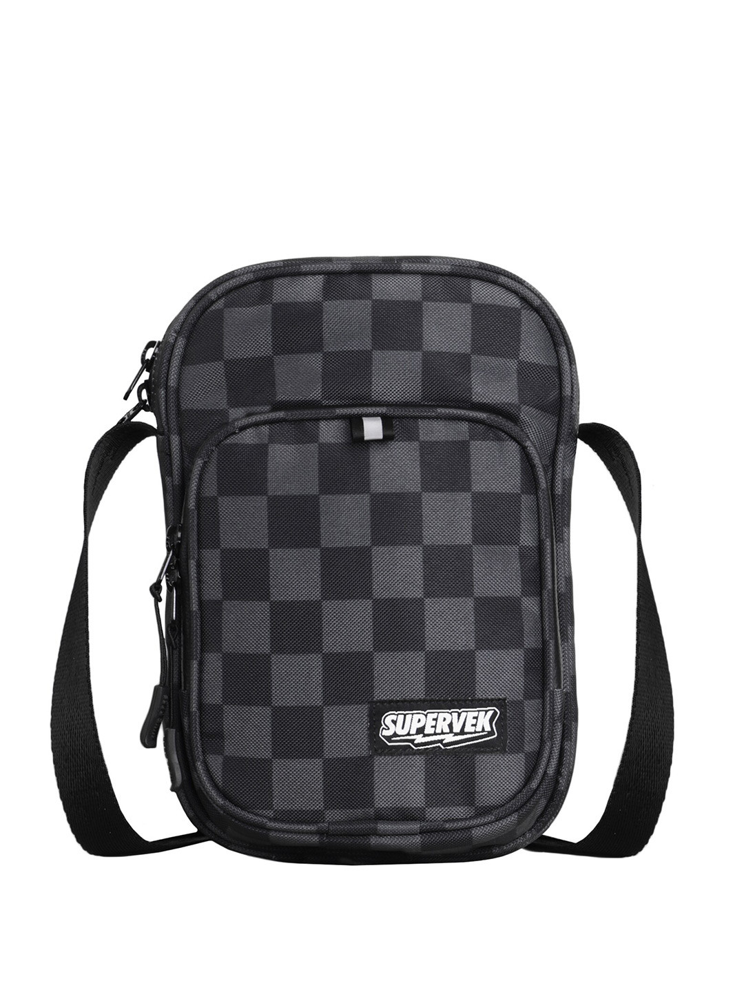 Buy SUPERVEK Check Noise Cross Body Sling Bag Pro - Messenger Bag for ...