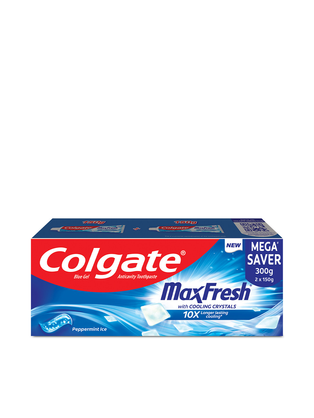 Buy Colgate 2Pcs MaxFresh Peppermint Ice Toothpaste With Menthol ...