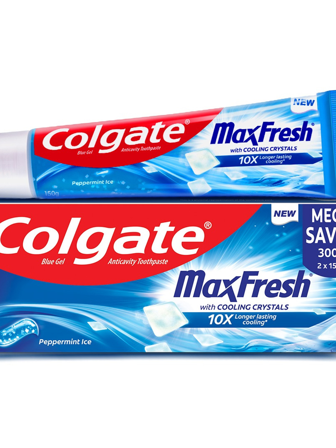 Buy Colgate 2Pcs MaxFresh Peppermint Ice Toothpaste With Menthol ...