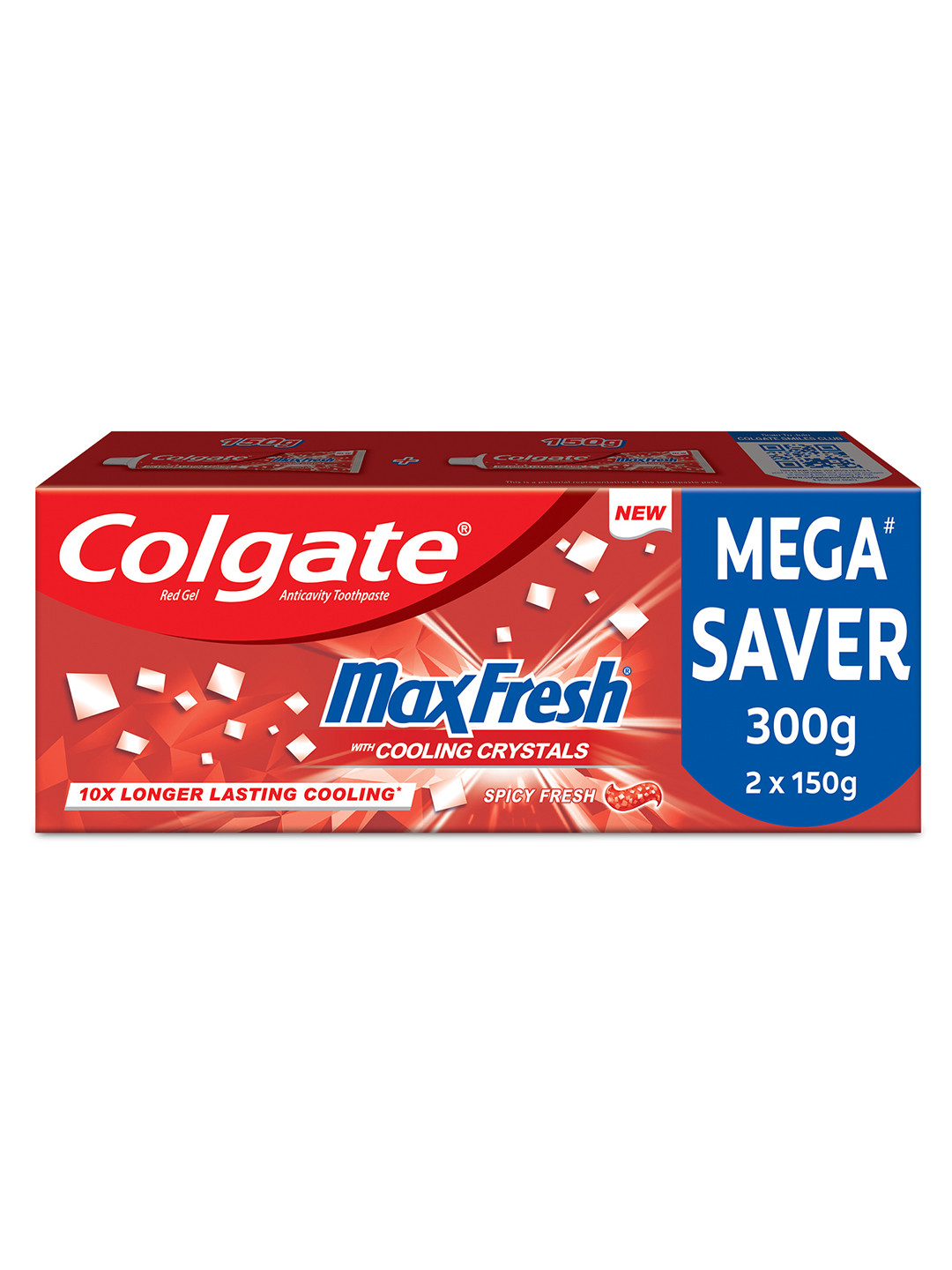 Buy Colgate 2Pcs MaxFresh Red Gel Toothpaste Mega Saver Pack With ...