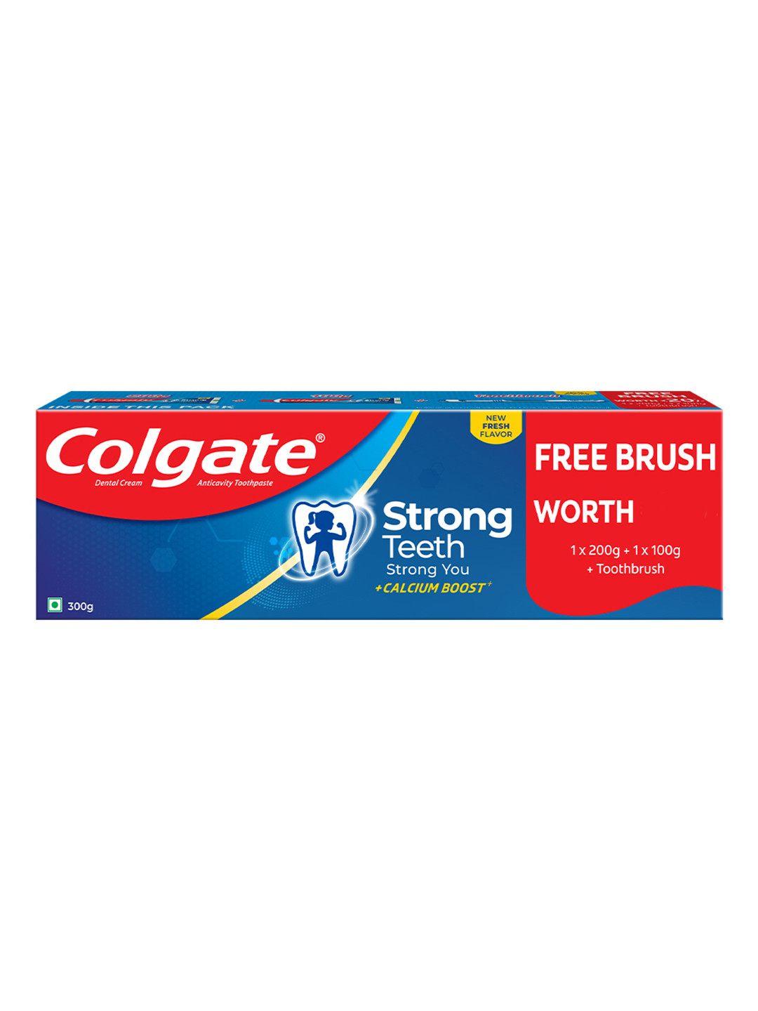 Buy Colgate Set Of 2 Strong Teeth Calcium Boost Anticavity Toothpaste ...