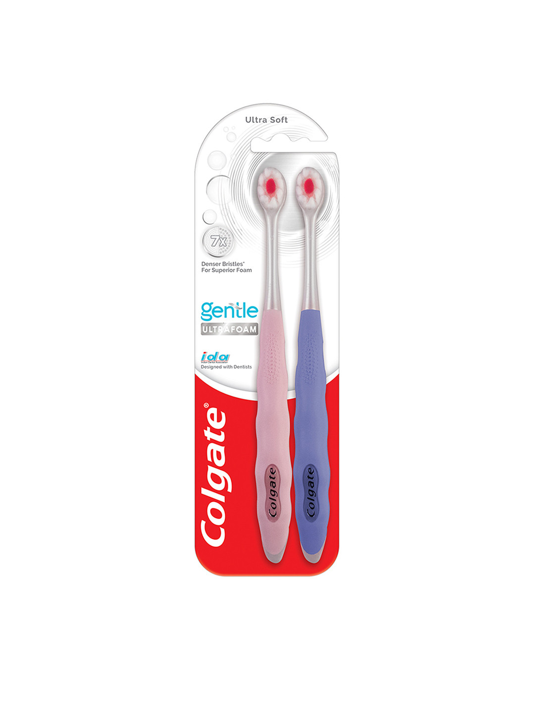 Buy Colgate 2Pcs Gentle UltraFoam Toothbrush With Ultra Soft Bristles ...
