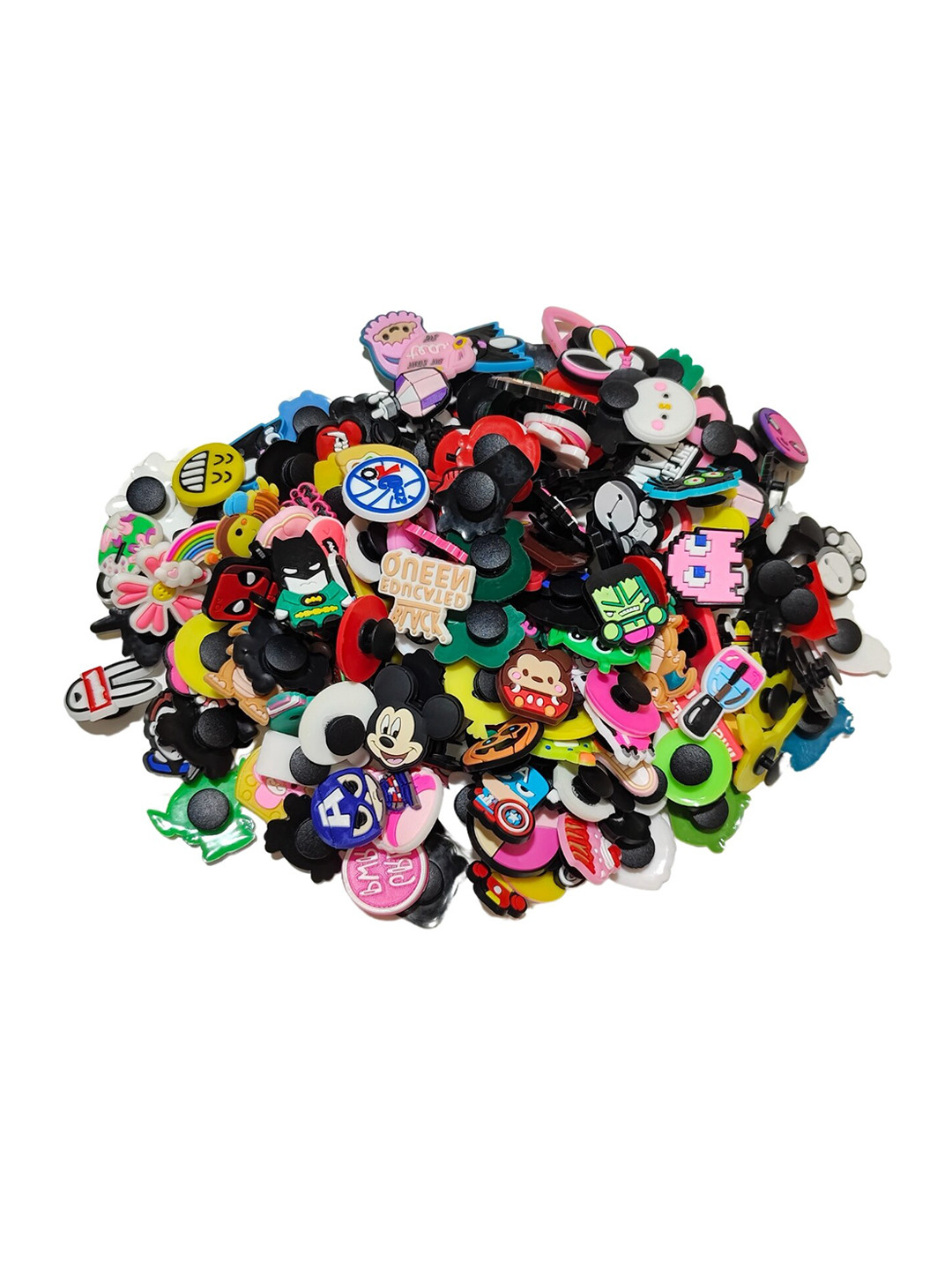 Buy Pinapes Unisex Set Of 20 Assorted Jibbitz - Jibbitz for Unisex ...