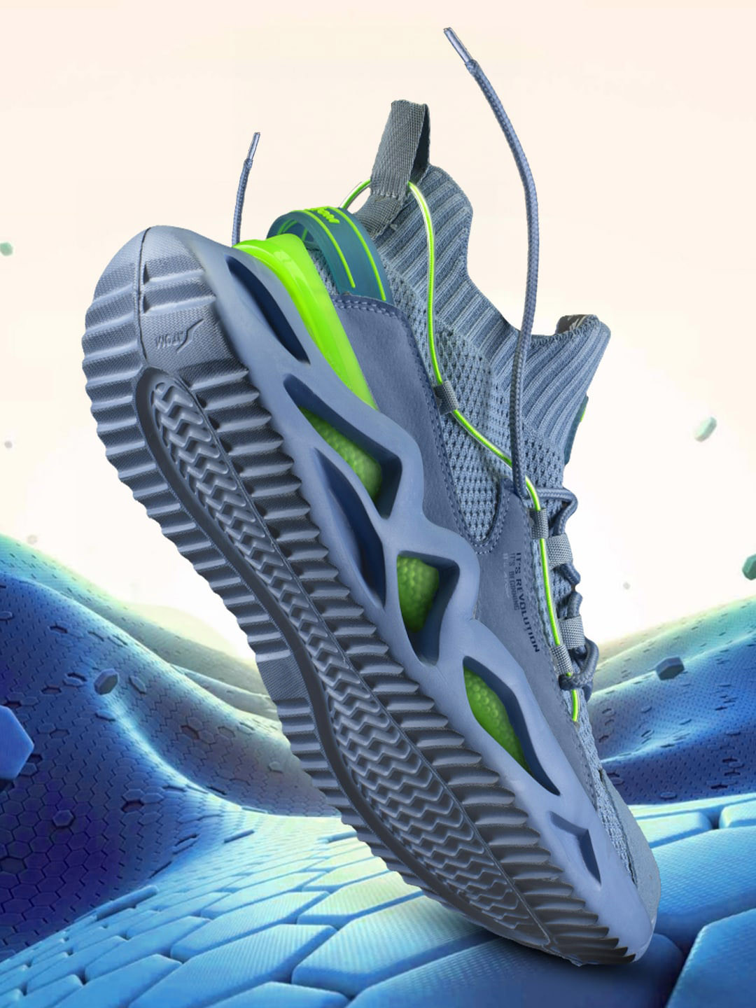 Buy Atom Men Textured Flyknit Sneakers - Casual Shoes for Men 27367786 ...