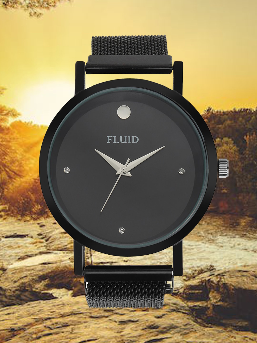 Buy FLUID Women Water Resistant Bracelet Style Straps Analogue Watch ...