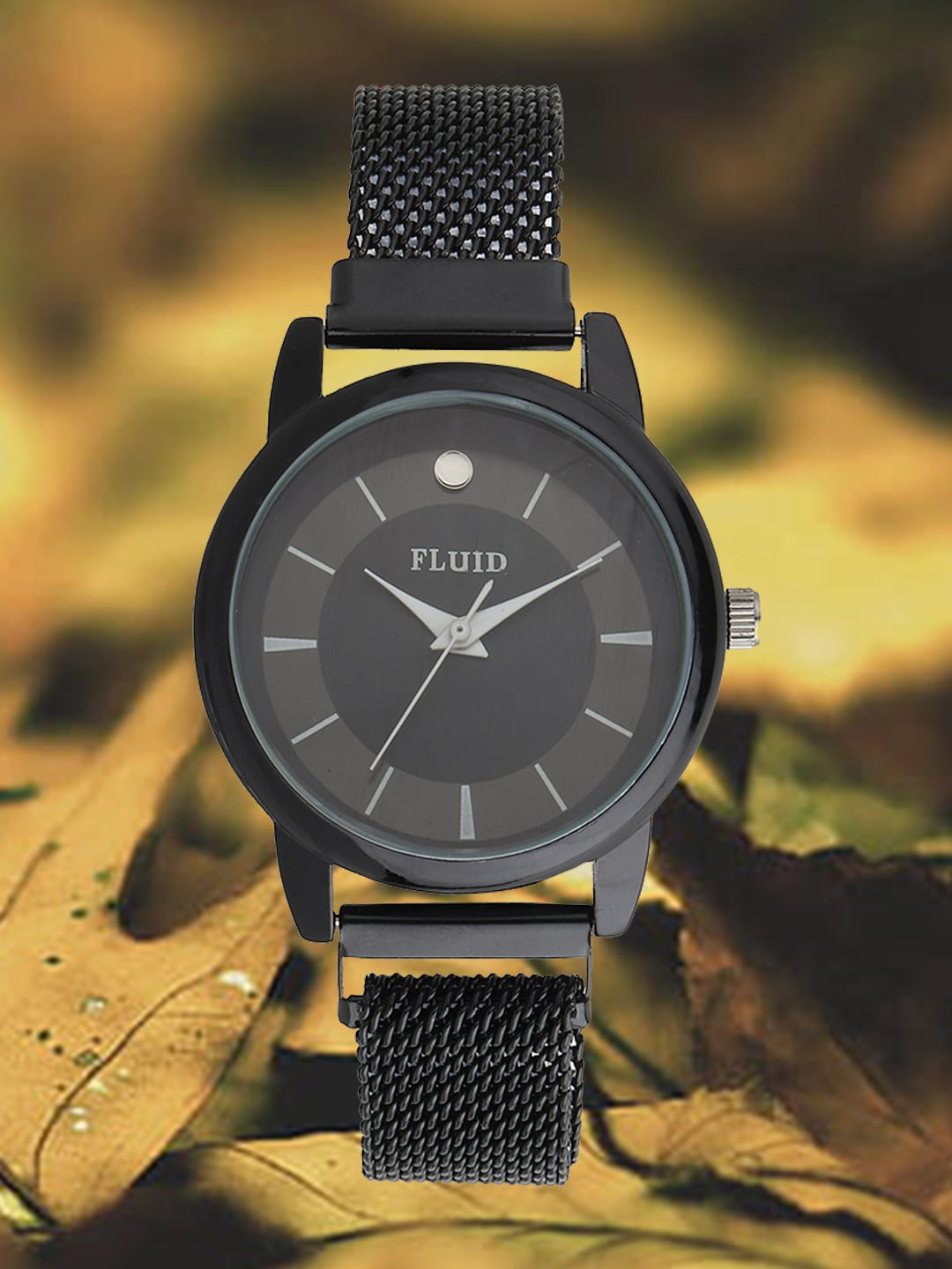 Buy FLUID Women Embellished Dial & Bracelet Style Straps Analogue Watch ...