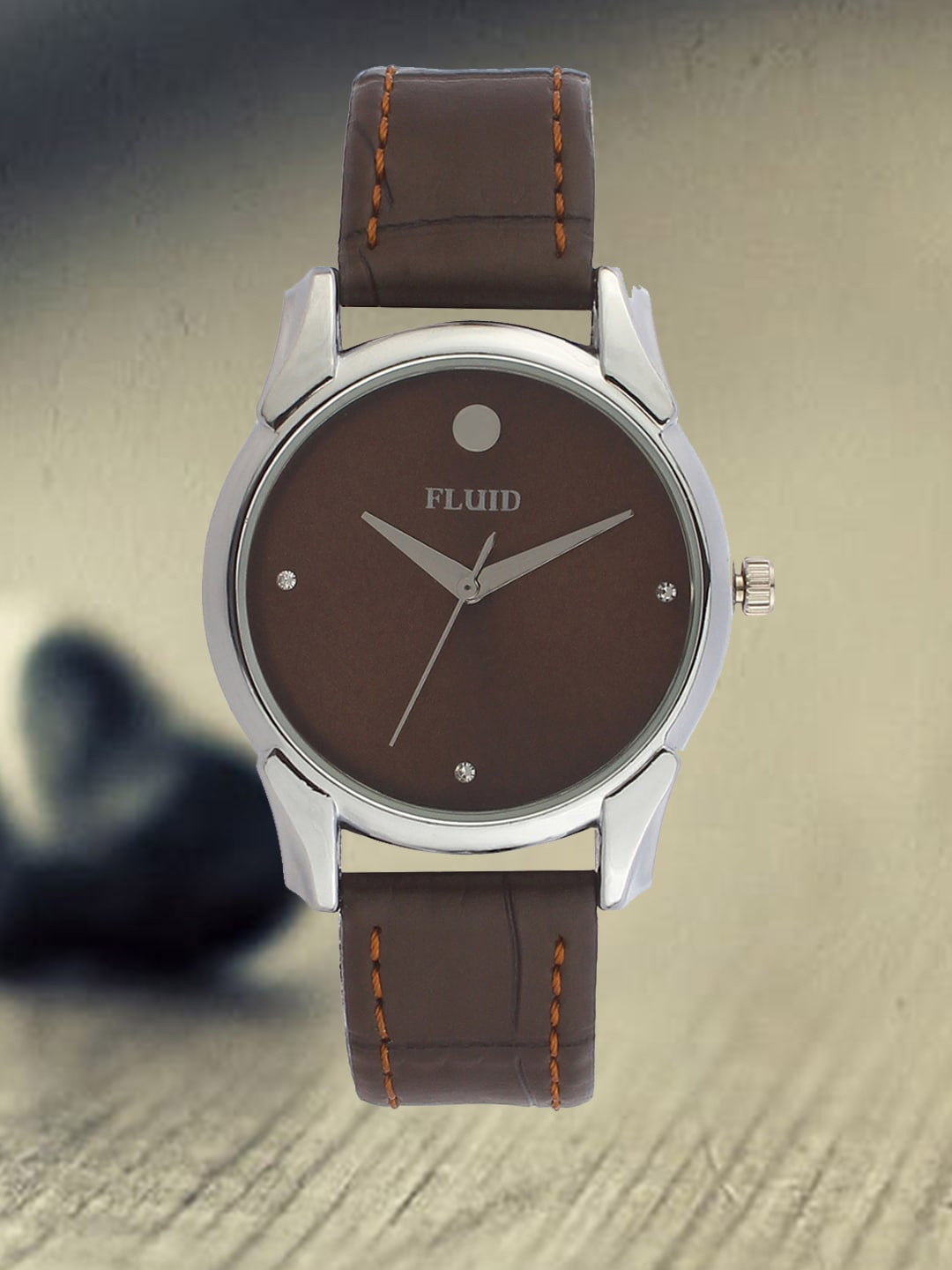 Buy FLUID Women Dial & Leather Textured Straps Analogue Watch FLWatch24 ...