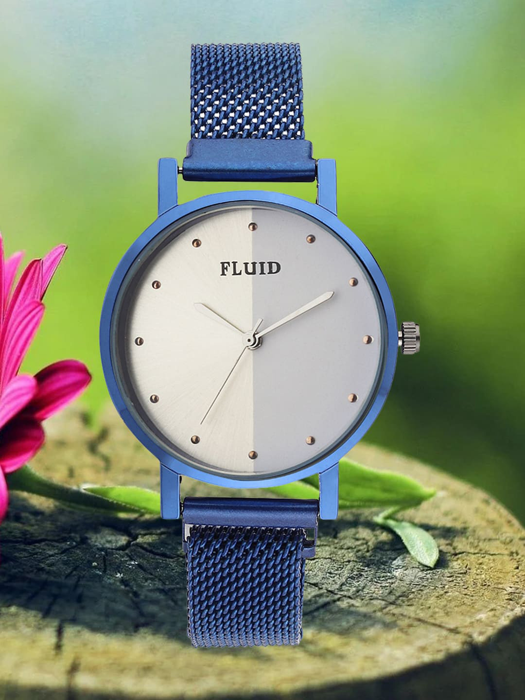 Buy FLUID Women Bracelet Style Straps Analogue Watch FLWatch24 Mag BL ...