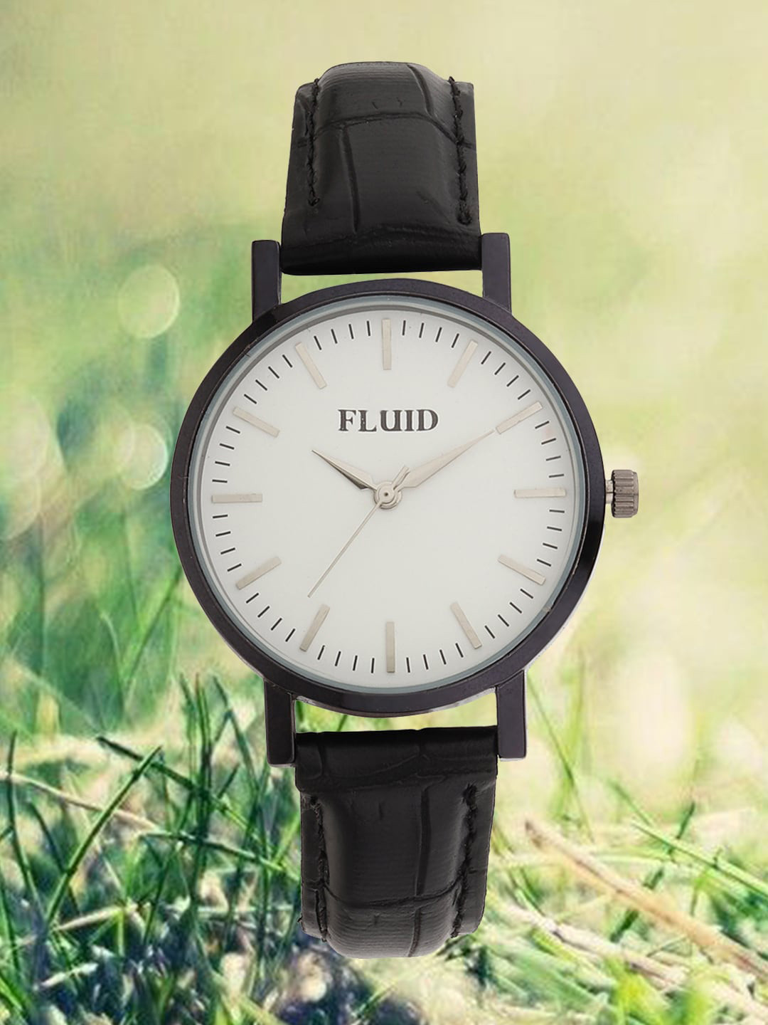 Buy FLUID Women Dial & Leather Textured Straps Analogue Watch FLWatch24 ...