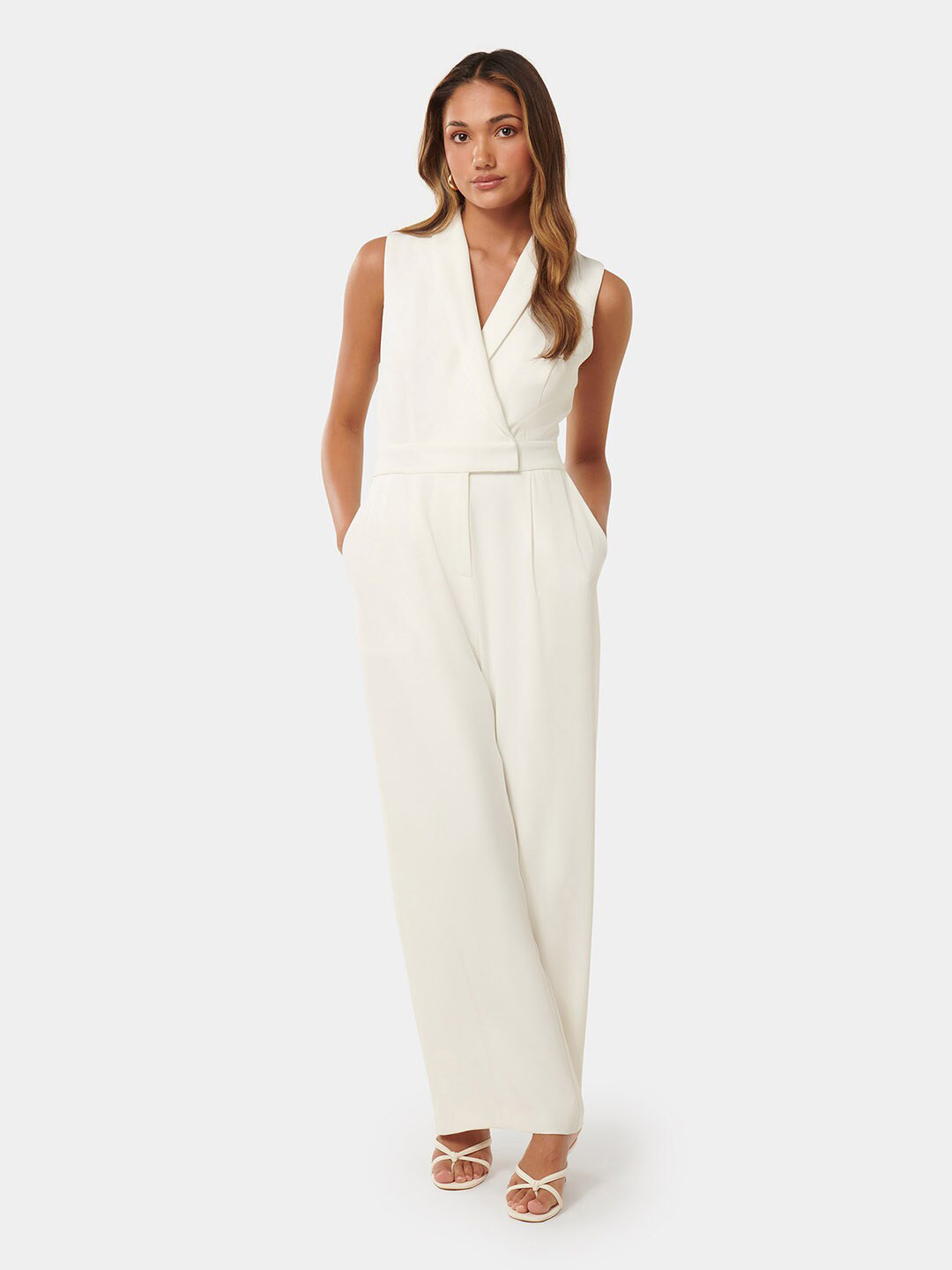 Buy Forever New Shawl Collar Basic Jumpsuit - Jumpsuit for Women ...