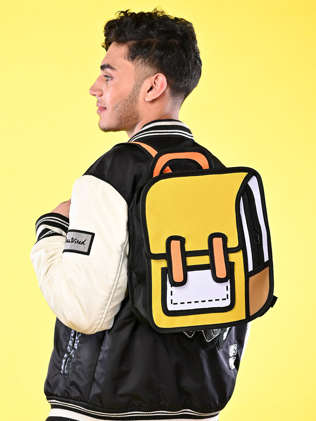 Buy REDHORNS Unisex 3D Drawing Backpack With Hip Strap - Backpacks for ...