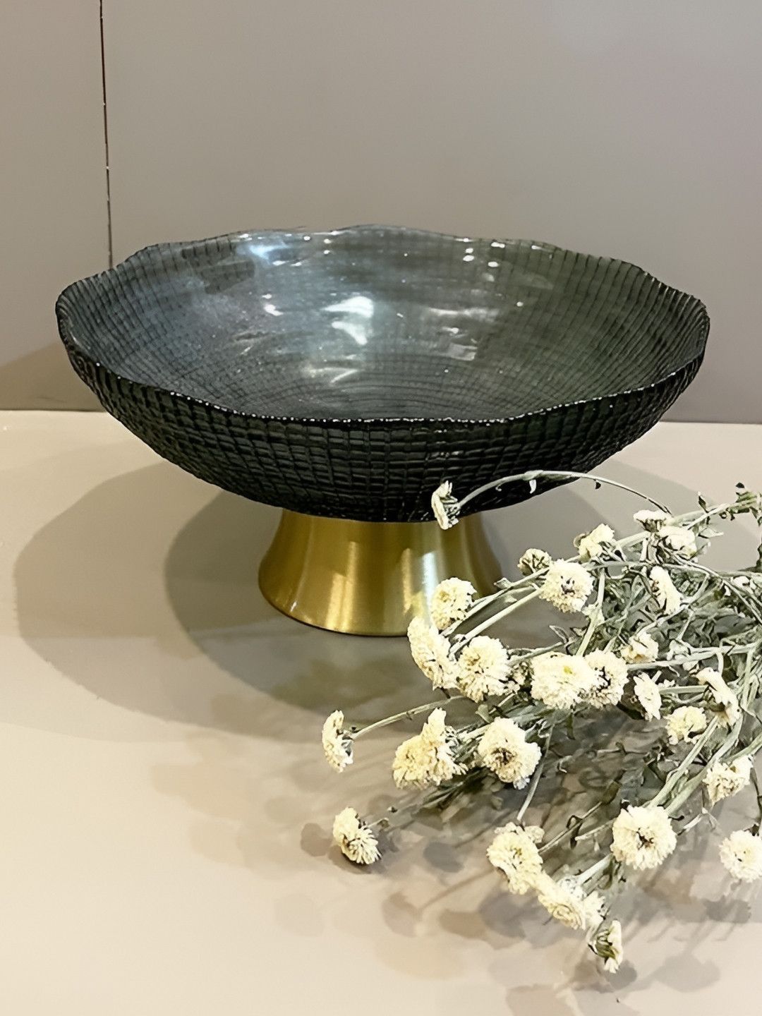 Buy Samara Home Grey Glass Fruit Platter - Bowl for Unisex 27399142 ...