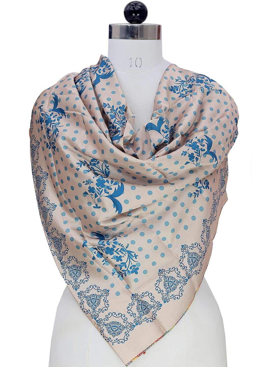 Buy Leeza Store Floral Printed Satin Scarf - Scarves for Women 27400502 ...