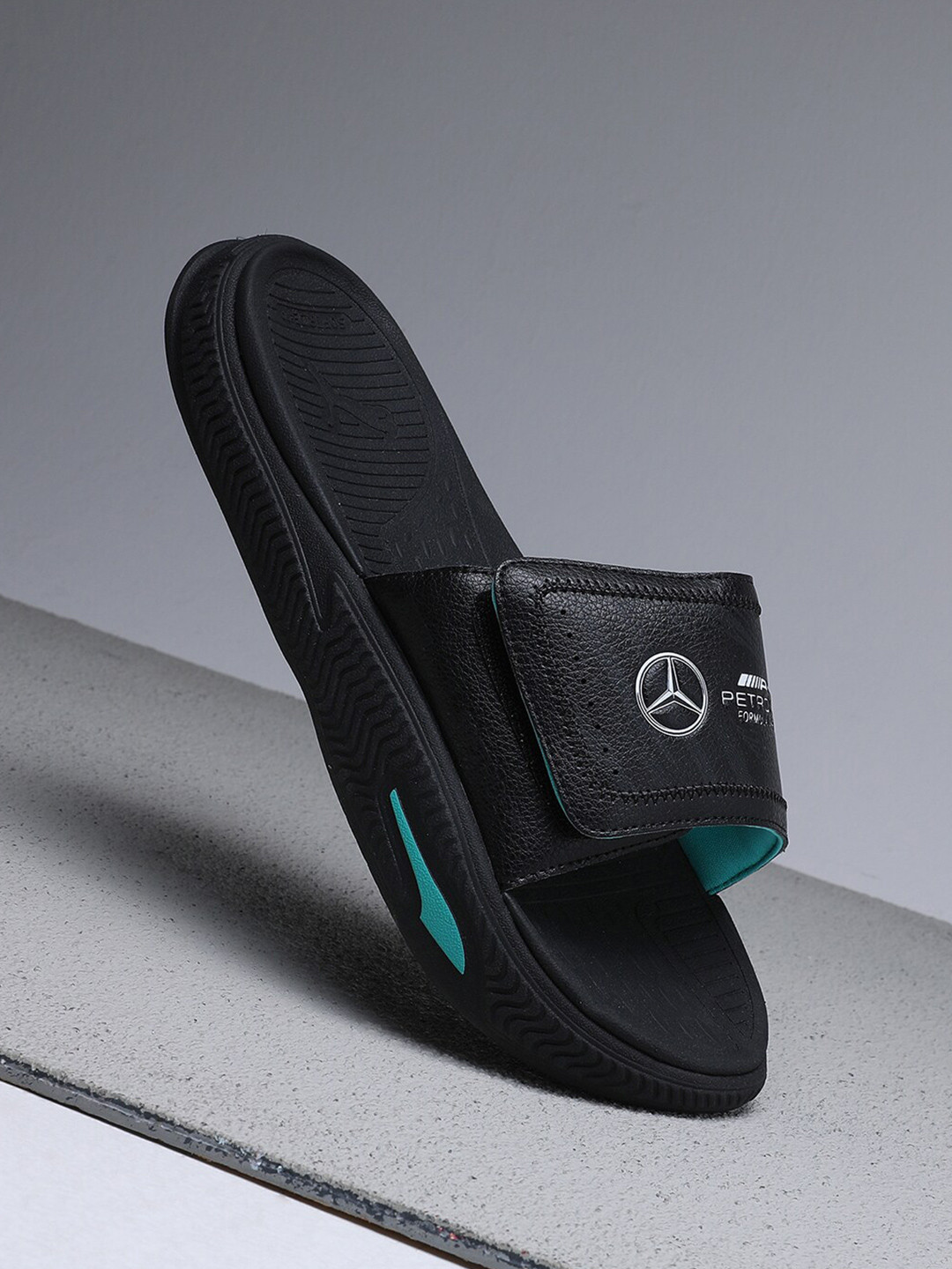 Buy Puma Men Mercedes AMG Petronas F1 Softride 2.0 Slides - Flip Flops ...