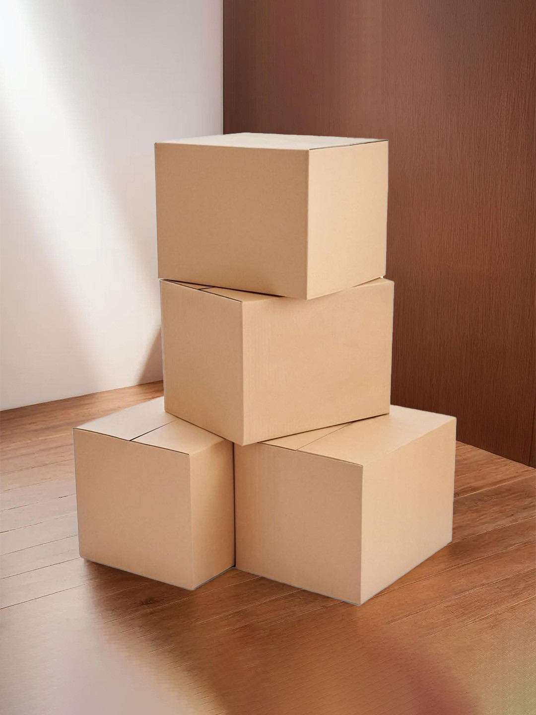 Buy Kuber Industries Brown 50 Pieces Water Resistant 3 Ply Corrugated ...