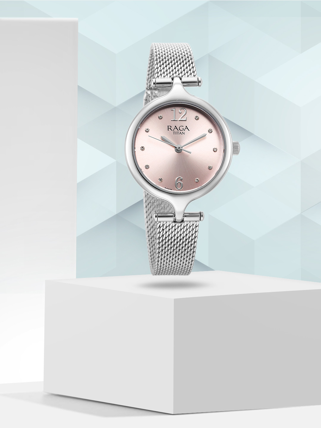 Buy Titan Raga Show Stopper Women Embellished Dial Bracelet Analogue ...