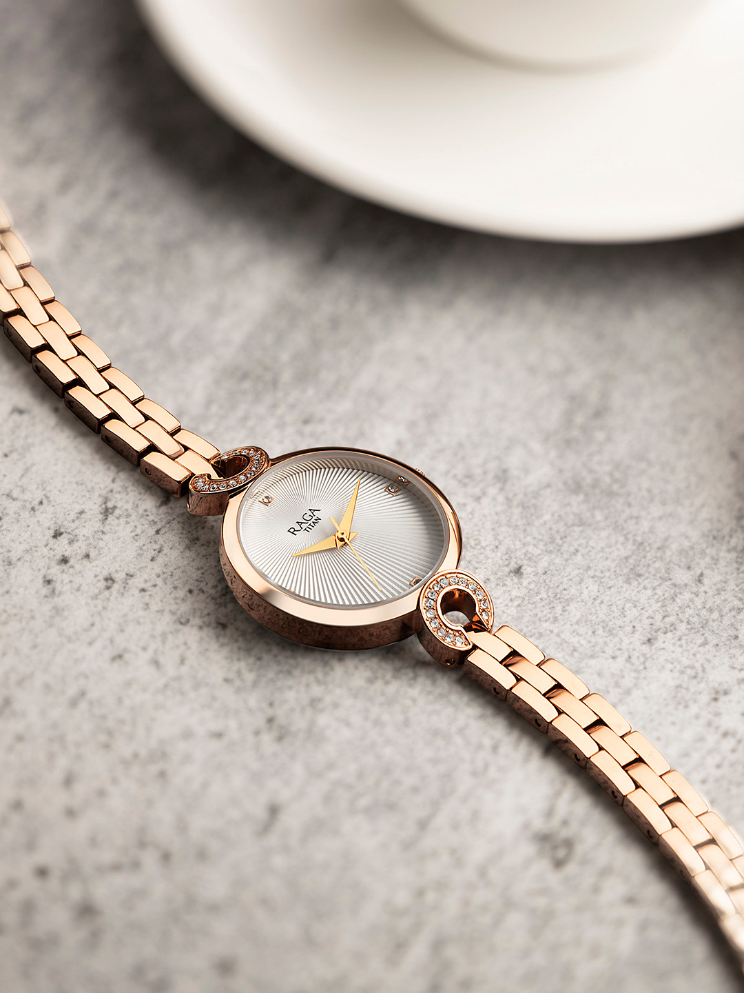 Buy Titan Raga Show Stopper Women Printed Bracelet Style Analogue Watch ...