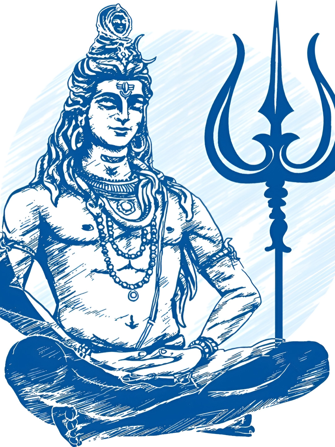 Buy Aquire Shiv Ji Printed Wall Paper - Decals And Stickers for Unisex ...