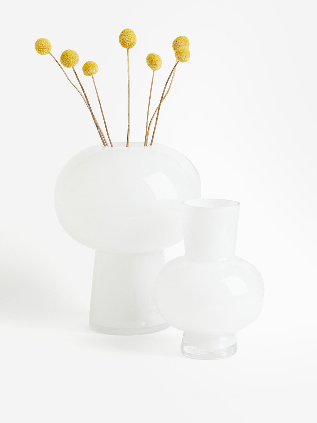 Buy H&M Glossy Glass Vase - Vases for Unisex 27427762 | Myntra