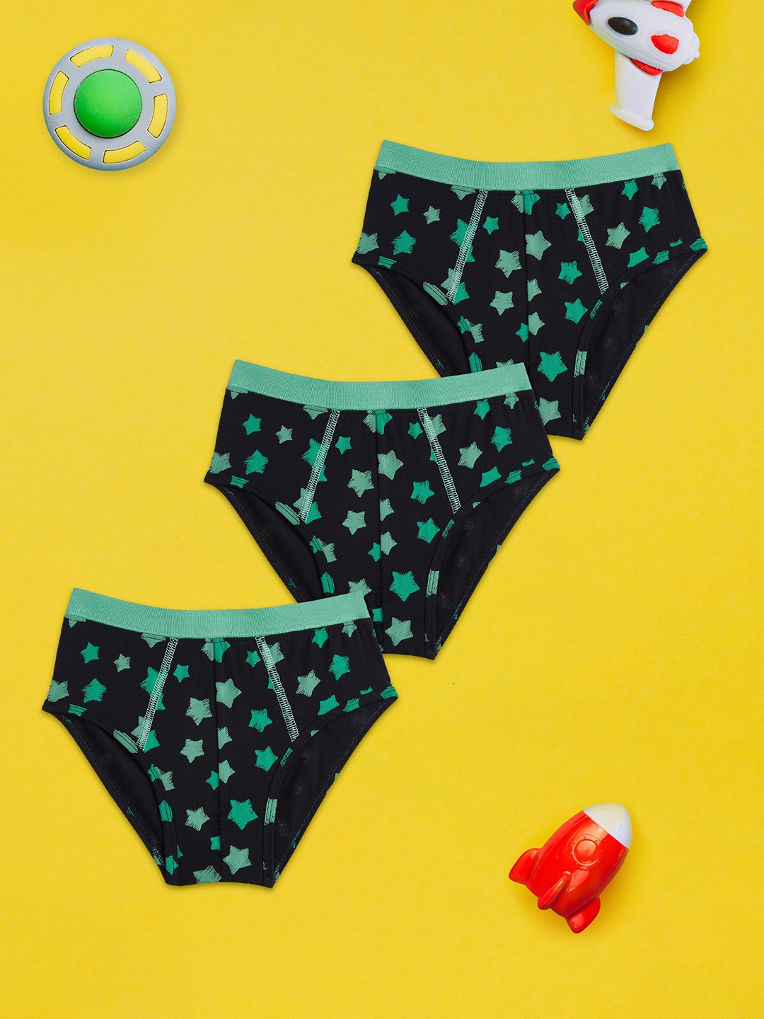 Buy XY Life Boys Pack Of 3 Printed Basic Briefs LBBRF3PCKN07 - Briefs ...